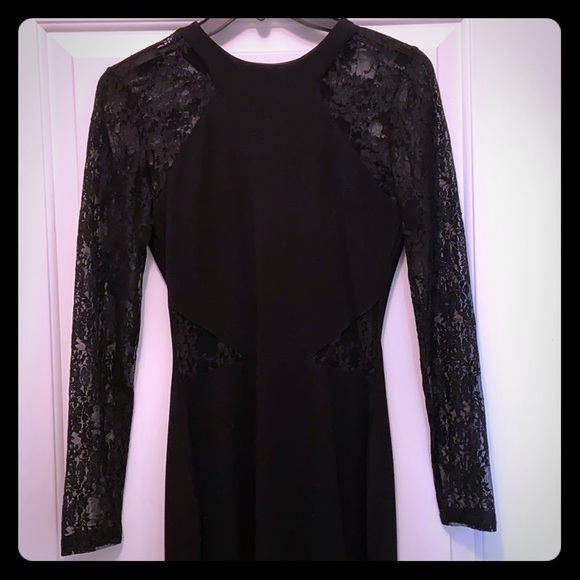 French Connection | Dresses | French Connection Black Lace Cut Out ...
